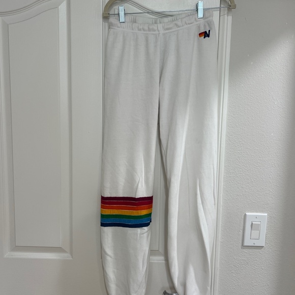 Aviator Nation | Pants & Jumpsuits | Aviator Nation White And Red ...